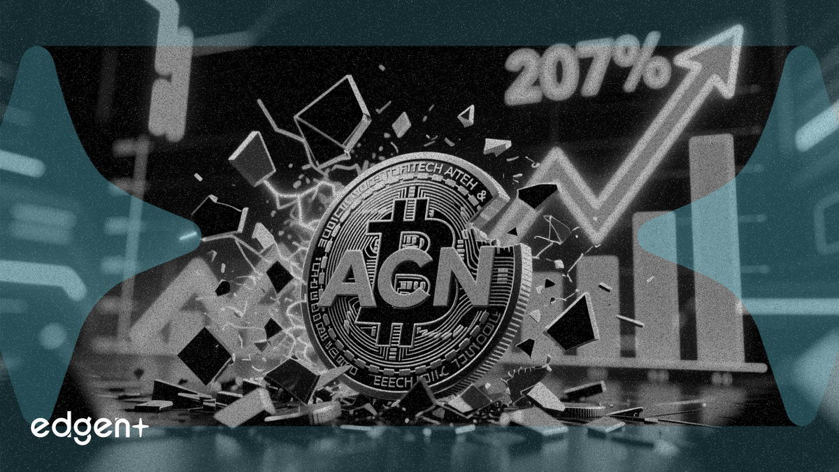 AITECHがACNトークンへリブランド、価格は207%の大幅な乱高下を記録