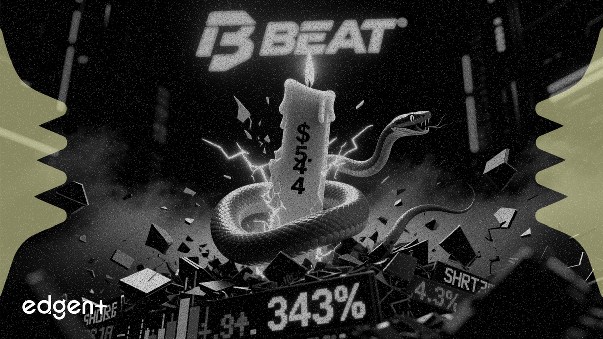 BEAT飙升28%至5.44美元，轧空推动周涨幅达343%