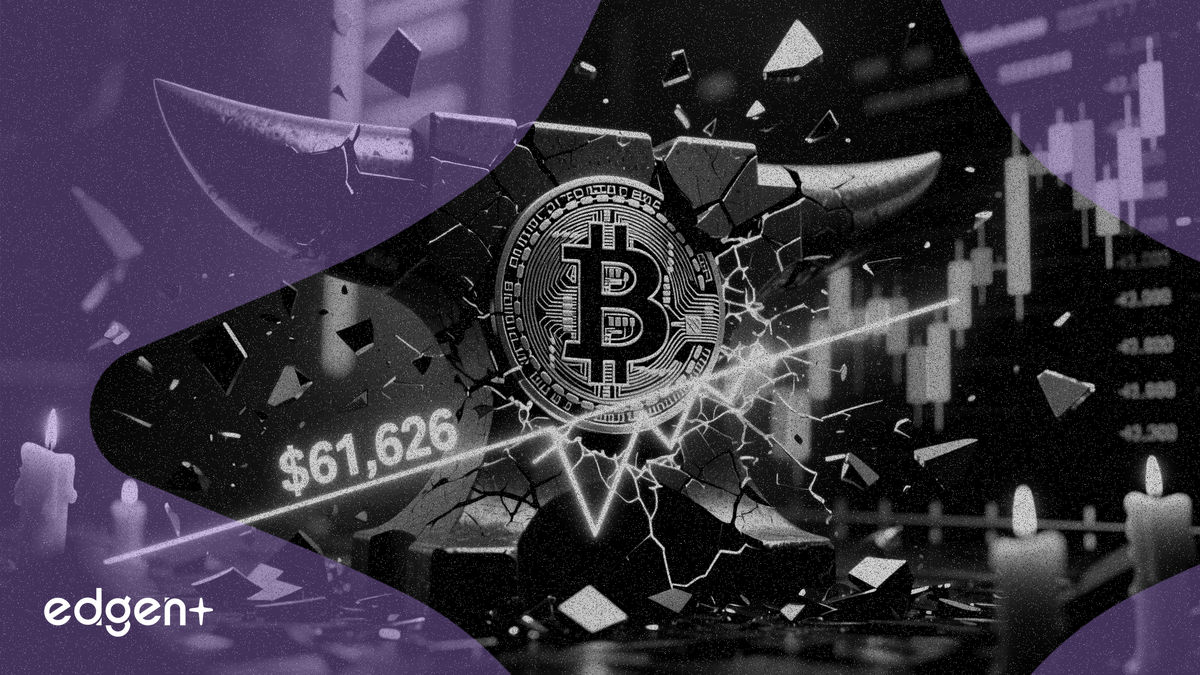 Bitcoin drops to $61,626 as 200-week SMA test revives bear-market fears