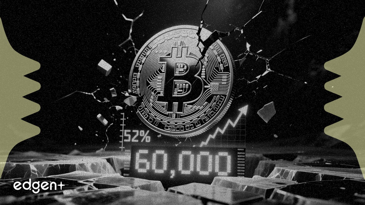 Bitcoin falls 52% to $60,000 as CVDD metric signals potential bottom