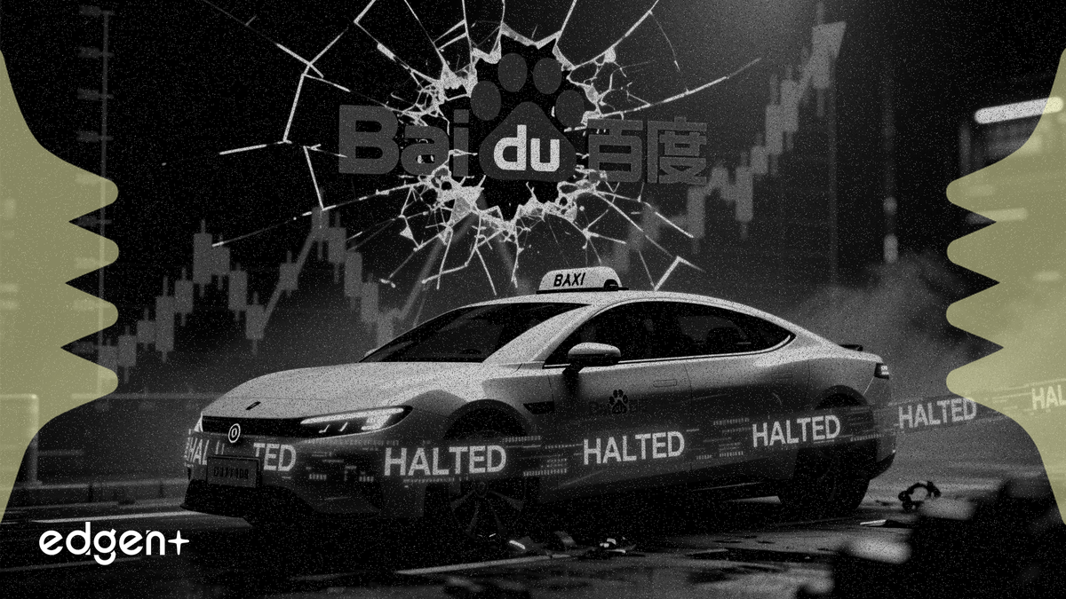 China Halts New Robotaxi Permits After Baidu Outage Hits Stock 4%