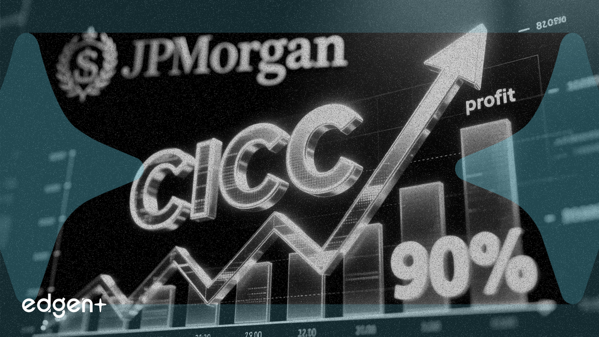 CICC stock rated top pick by JPMorgan on 90% profit growth forecast