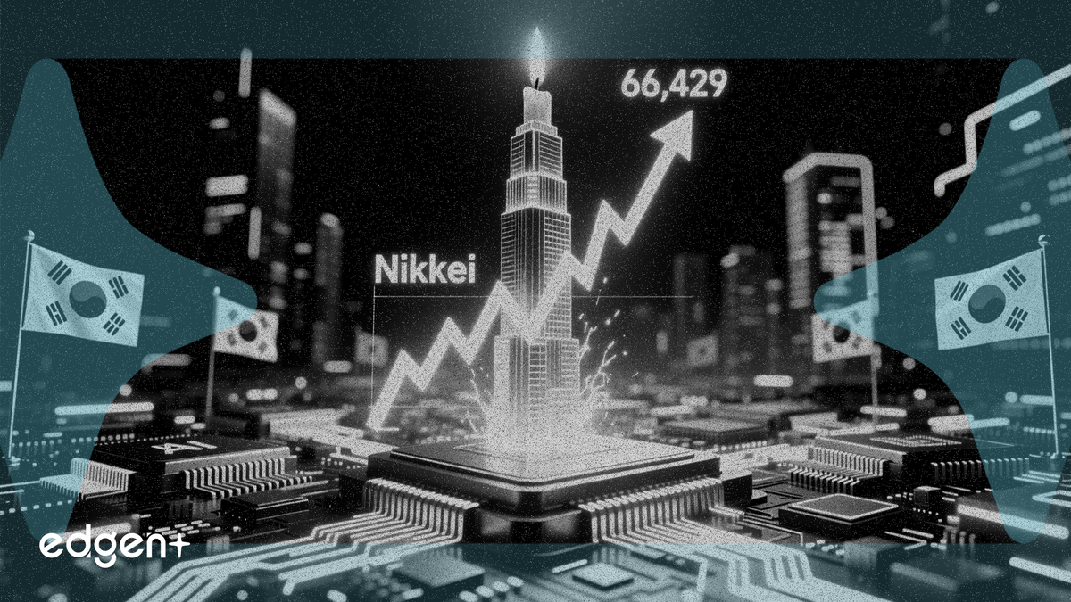Nikkei 225 hits record 66,429 as AI chip rally lifts Japan, Korea stocks