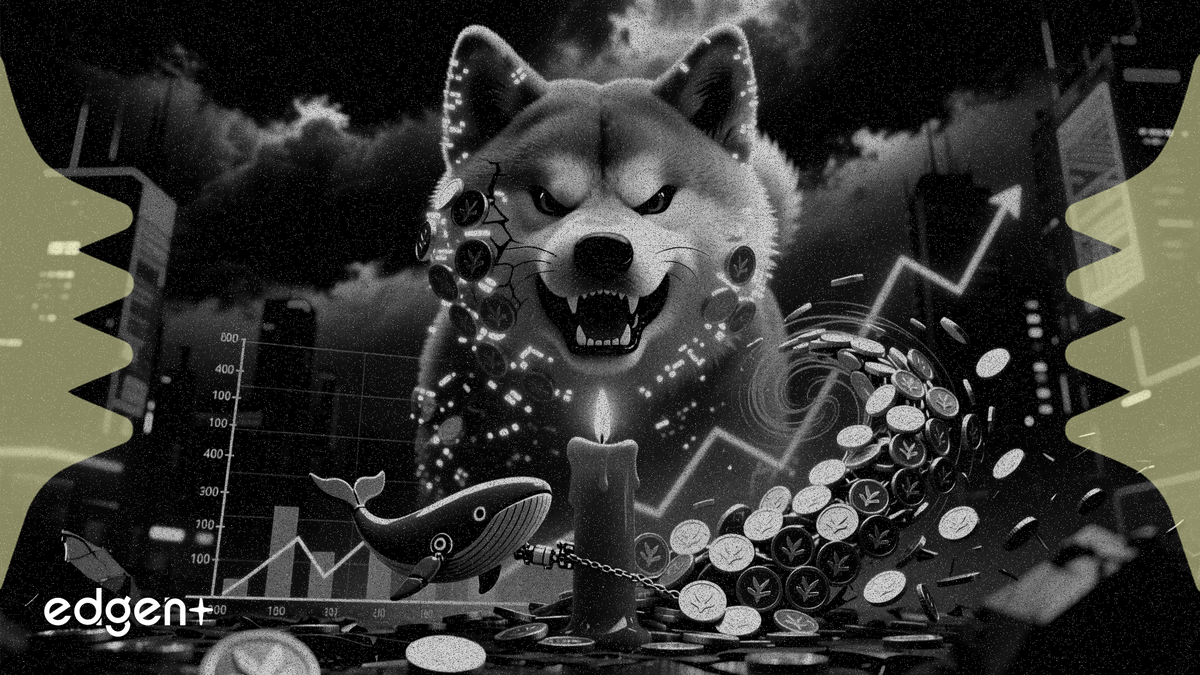 Shiba Inu鲸鱼转移4000亿枚SHIB，代币周跌16%