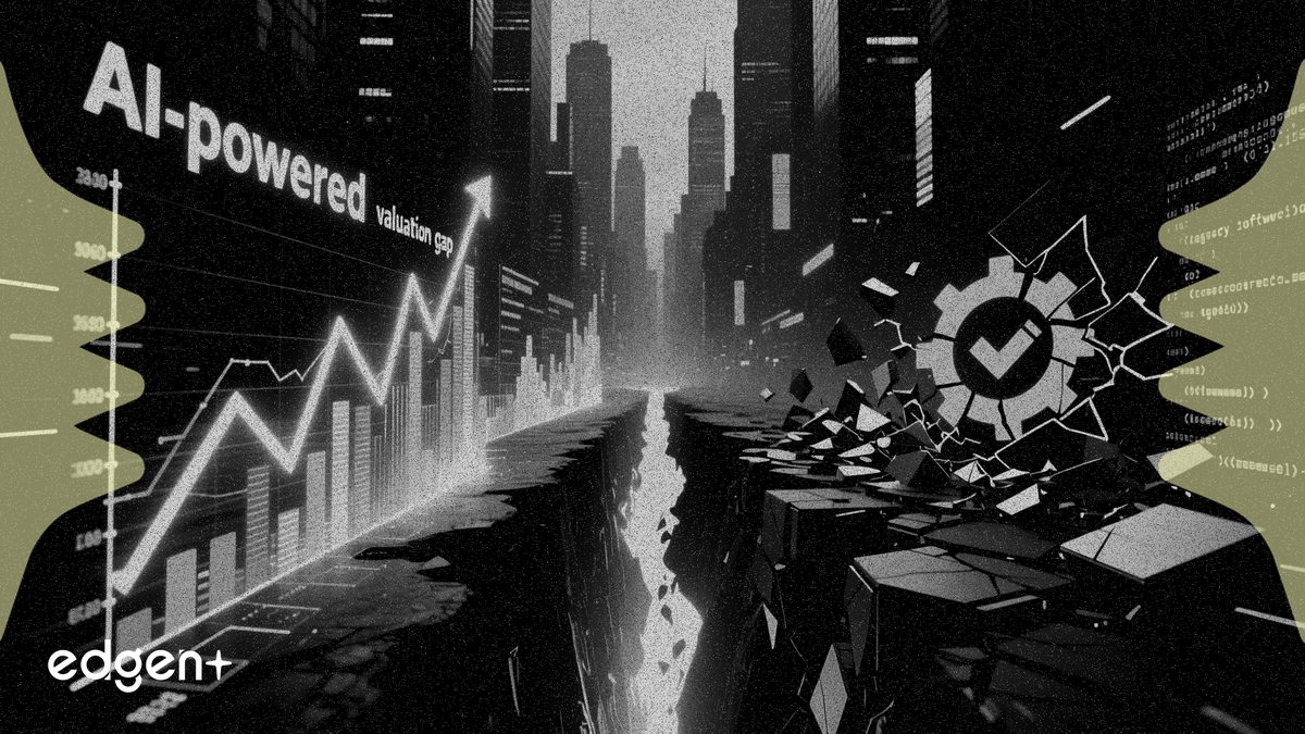 Wall Street creates a 20% valuation gap between AI winners and software ...