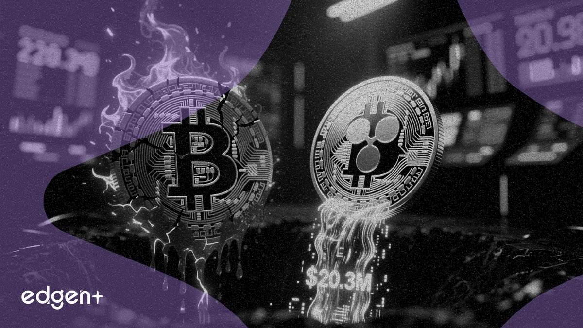 XRP draws $20.3M in inflows as Bitcoin funds bleed $1.44B